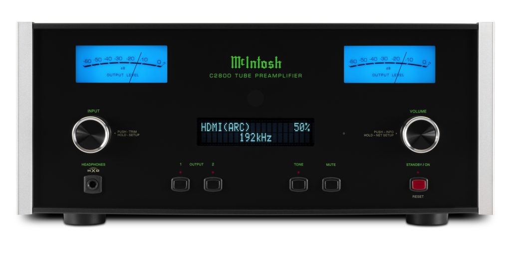 McIntosh - C2800 - 2-Channel Vacuum Tube Preamplifier - Paulson's Audio and Video